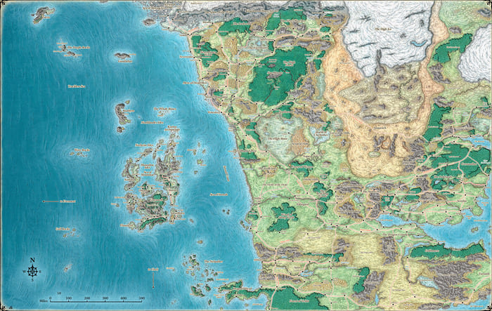 Forgotten Maps: browse interactive Forgotten Realms maps